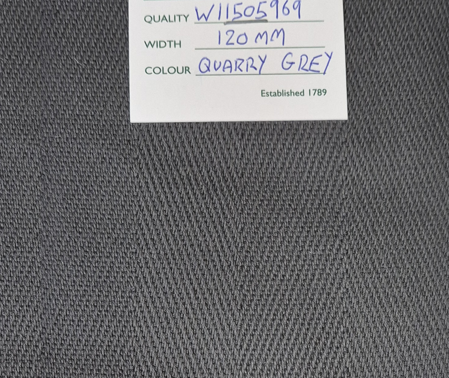 Fenston Carter Standard HA Quarry Grey Cotton Border Tapes – Fenstoncarter