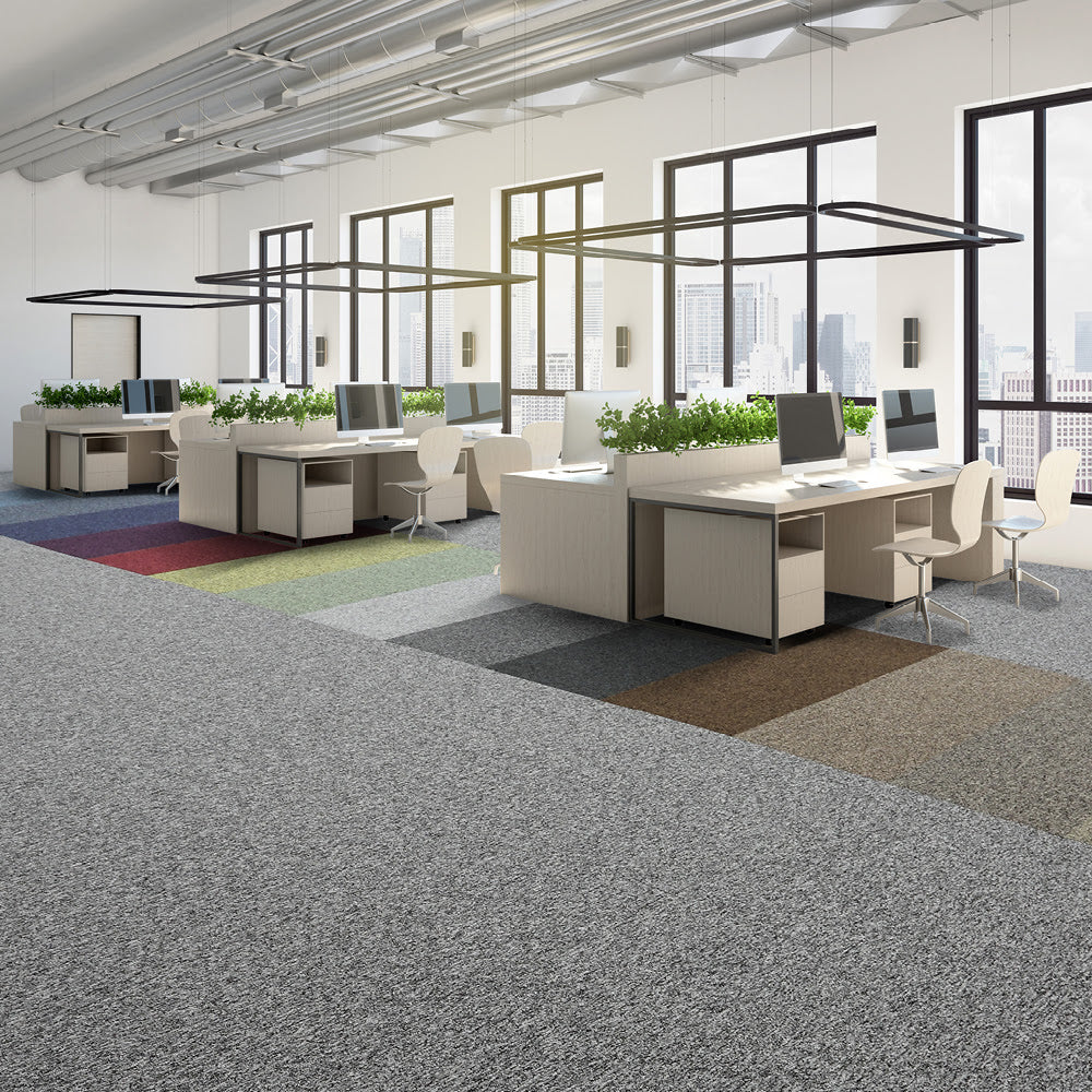 The Burmatex infinity carpet tile is now a low carbon tile – Fenstoncarter
